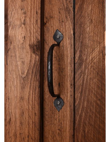 Medieval wrought iron handle (16.5 cm.) ⚔️ Medieval Shop
