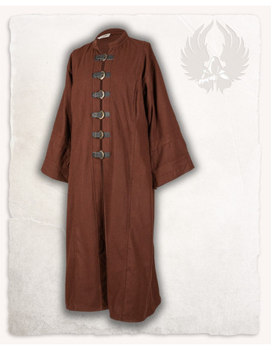 Oberon robe for wizards and clerics - brown ⚔️ Medieval Shop