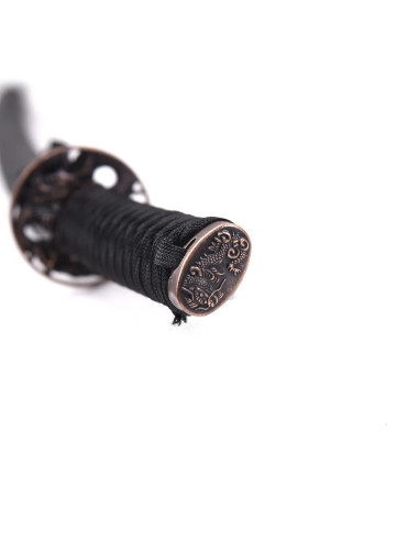 Ornamental katana dragon tsuba with scabbard ⚔️ Medieval Shop