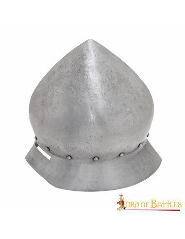 Medieval helmet, teapot type, old finish, XV century ⚔️ Medieval Shop