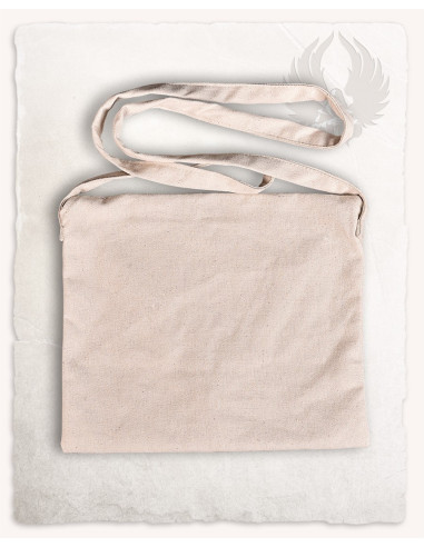 Medieval shoulder bag Helbig model, cream color ⚔️ Medieval Shop