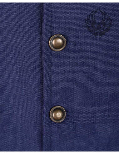 Fletcher pirate vest blue color ⚔️ Medieval Shop