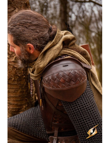 Leather Shoulder Pads Ranger Set from Epic Armoury. ⚔️ Medieval Shop