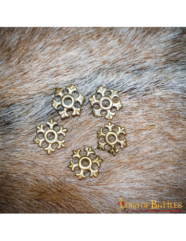Set 5 medieval flowers for belts and clothing ⚔️ Medieval Shop