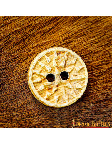 Set 5 medieval buttons decorated in horn horn ⚔️ Medieval Shop