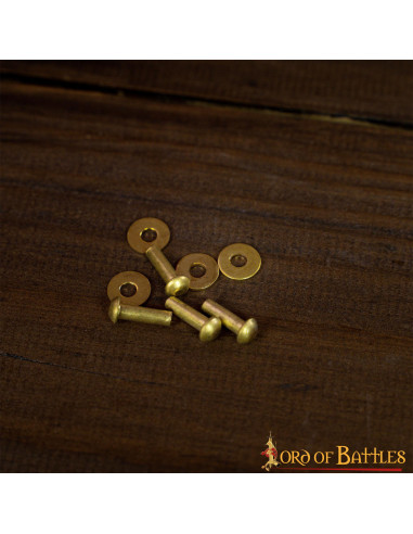 Brass Umbo for Roman shields (22x22 cm.) ⚔️ Medieval Shop