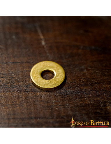 Set of 50 brass washers for medieval decoration ⚔️ Medieval Shop