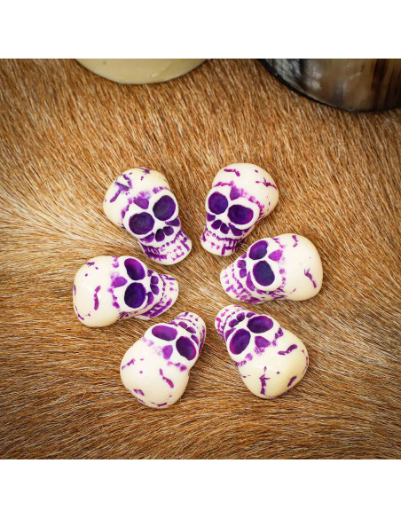 Set of 6 mini skulls for decoration ⚔️ Medieval Shop