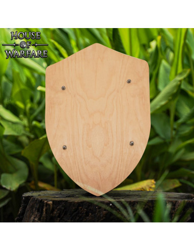 Small customizable wooden shield (43.2 x 29.5 cm.) ⚔️ Medieval Shop
