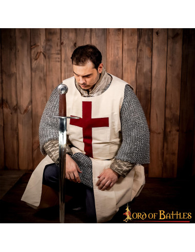 Knights Templar tabard with Christian cross ⚔️ Medieval Shop