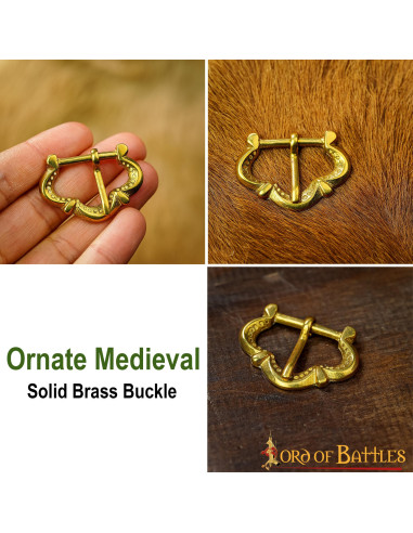 Set of 5 medieval buckles for armor straps ⚔️ Medieval Shop