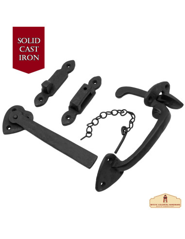 Medieval latch with handle, wrought iron ⚔️ Medieval Shop