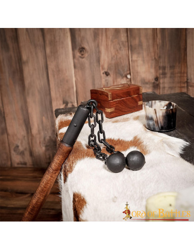 Medieval battle mace, double ball ⚔️ Medieval Shop