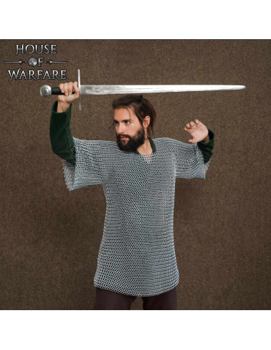 Haubergeon model mild steel chain mail (10 mm) ⚔️ Medieval Shop