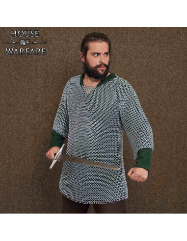 Haubergeon model mild steel chain mail (10 mm) ⚔️ Medieval Shop