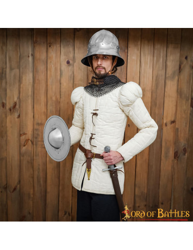 Functional round steel shield, for fencing ⚔️ Medieval Shop