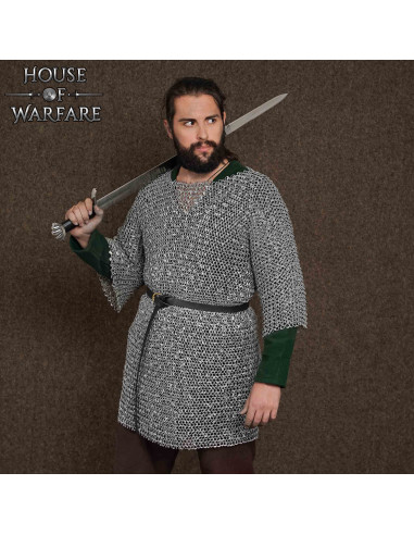 Haubergeon model aluminum chain mail (10 mm) ⚔️ Medieval Shop