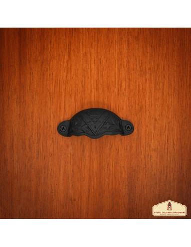 Set of 4 medieval drawer handles (8.4x3.5 cm.) ⚔️ Medieval Shop