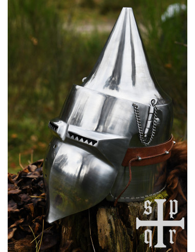 Medieval basin with visor 14th century ⚔️ Medieval Shop