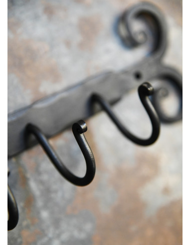 Medieval coat rack with 5 hooks (38.5 cm.) ⚔️ Medieval Shop