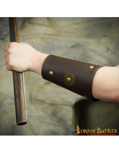 Liam Leatherette Roman Bracers ⚔️ Medieval Shop