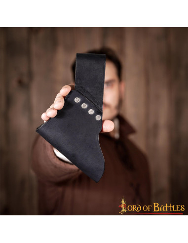 Baldric in leather for swords and axes ⚔️ Medieval Shop