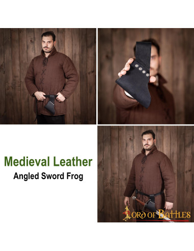Baldric in leather for swords and axes ⚔️ Medieval Shop