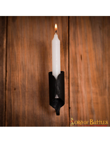 Medieval candle holder in hand-forged iron ⚔️ Medieval Shop
