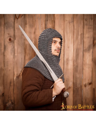 Medieval coif with aluminum rings ⚔️ Medieval Shop