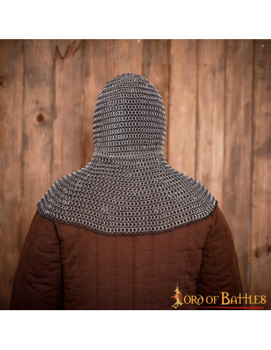 Medieval coif with aluminum rings ⚔️ Medieval Shop