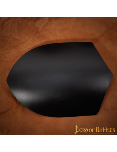 Smooth black medieval shield, to personalize ⚔️ Medieval Shop