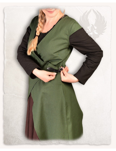Medieval surcoat for women, Vysera model, green ⚔️ Tienda-Medieval - ⚔️ ...