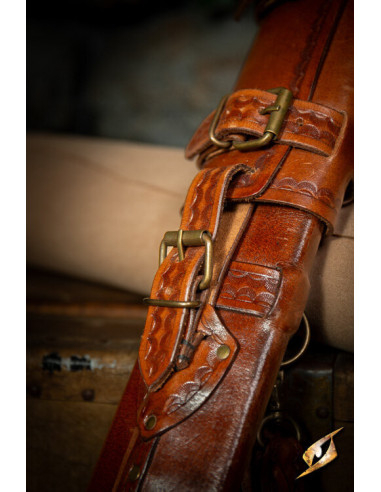 Adjustable sheath for swords in brown (75-96 cm.) ⚔️ Medieval Shop