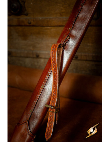 Adjustable sheath for swords in brown (75-96 cm.) ⚔️ Medieval Shop