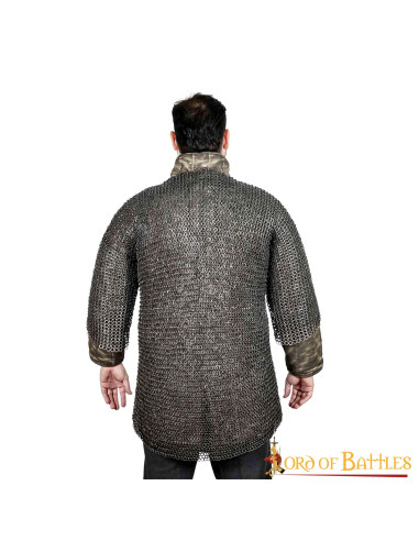 Haubergeon model stainless steel chain mail (9 mm.) ⚔️ Medieval Shop