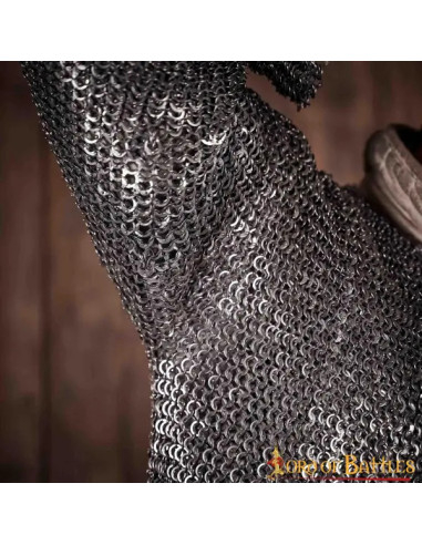 Chainmail riveted flat rings 9 mm. ⚔️ Medieval Shop