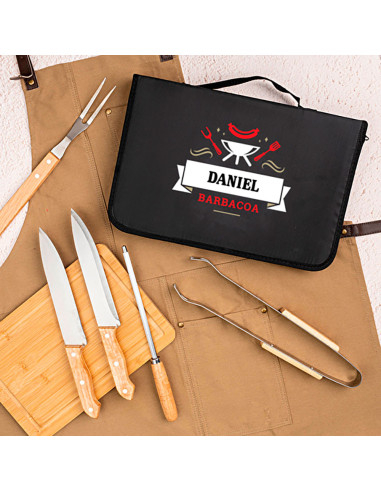 Personalized barbecue set with your name ⚔️ Medieval Shop