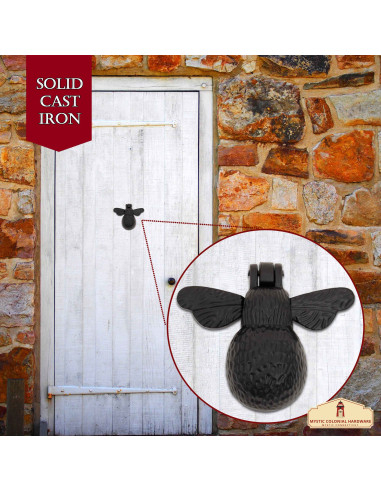 Medieval cast iron knocker Bumblebee model (10.3 cm.) ⚔️ Medieval Shop