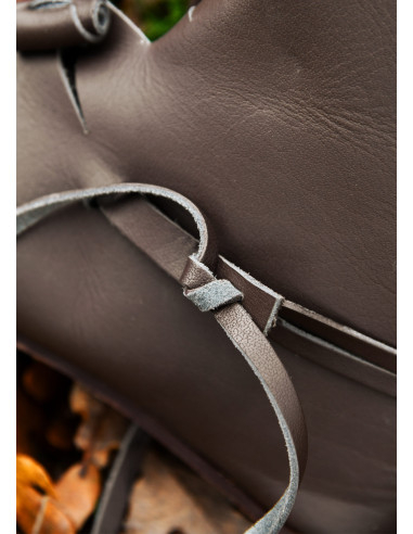 Buskins Viking Boots in Dark Brown ⚔️ Medieval Shop