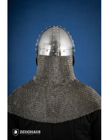 Norman helmet type Spangenhelm, polished finish (1.6 mm) ⚔️ Medieval Shop