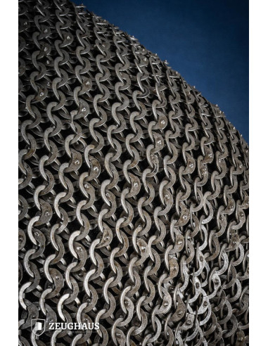 Executioner chain mail mild steel riveted ring (9 mm.) ⚔️ Medieval Shop