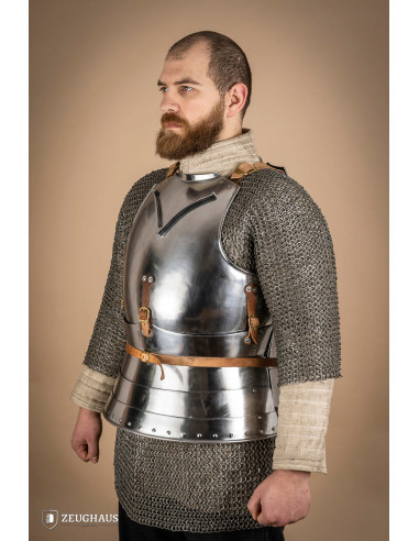 Italian medieval cuirass 14th century polished steel (1.6 mm) ⚔️ ...
