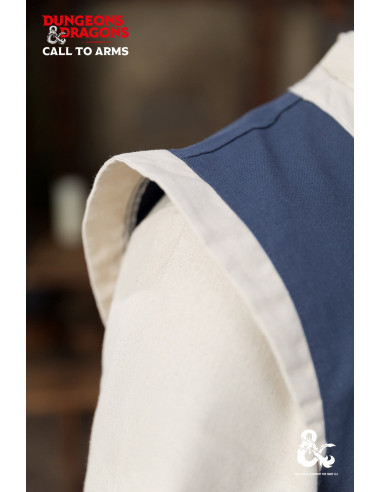 Medieval monk's vest, natural blue color ⚔️ Medieval Shop