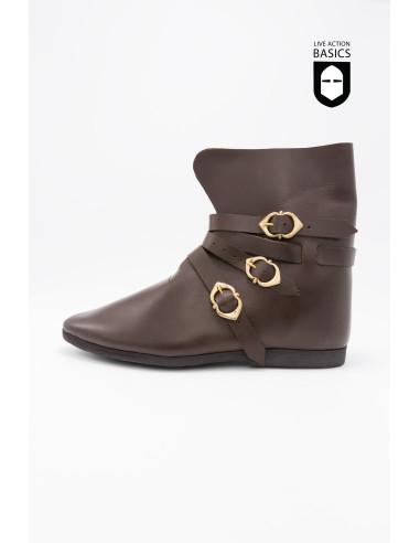 Medieval high boots with side buckle closure ⚔️ Medieval Shop