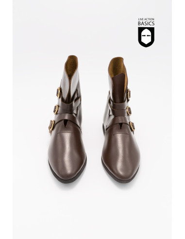 Medieval high boots with side buckle closure ⚔️ Medieval Shop