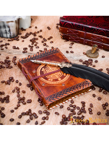 Navigator's Compass Notebook in Leather ⚔️ Medieval Shop