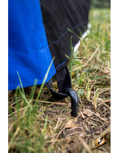 Medieval marquee tent, black-blue 4 x 6 meters. (Compact Version) ⚔️ ...