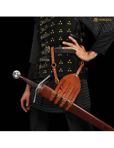 Brown Renaissance rapier strap ⚔️ Medieval Shop
