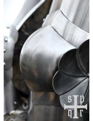 Medieval steel knee and upper leg protectors ⚔️ Medieval Shop
