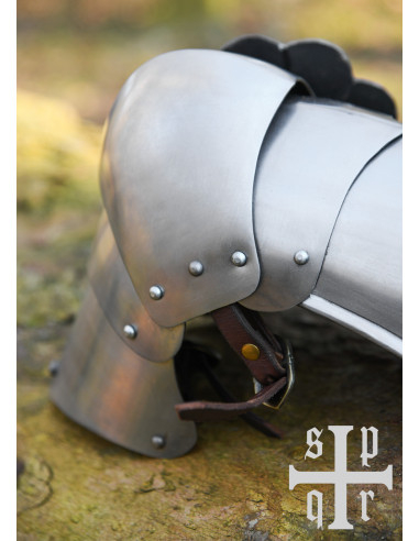 Medieval steel knee and upper leg protectors ⚔️ Medieval Shop